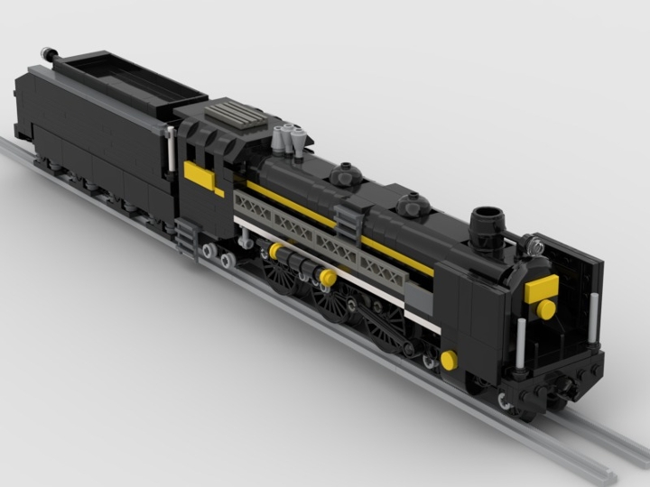 Japanese national railways C51 steam locomotive from BrickLink Studio ...