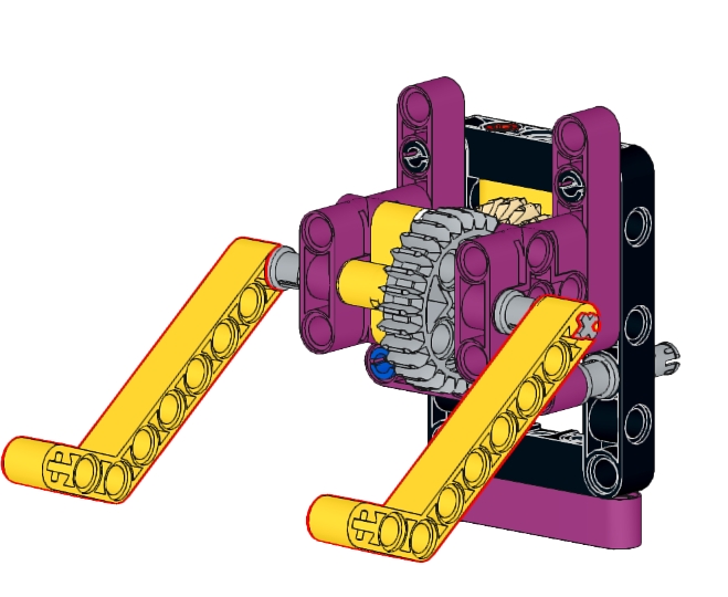 Arm for Spike Droid Bot IV from BrickLink Studio [BrickLink]