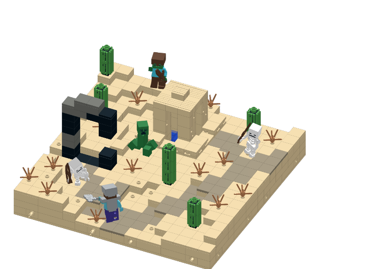 minecraft 1 from BrickLink Studio [BrickLink]