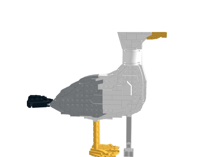 seagull from BrickLink Studio [BrickLink]