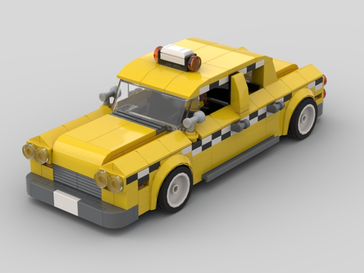 NY Retro Taxi from BrickLink Studio [BrickLink]
