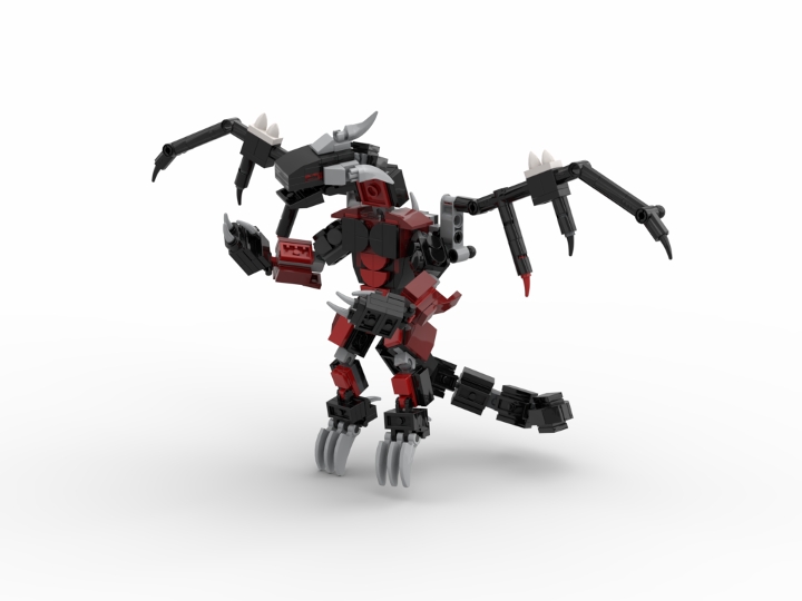 Lego Red Dragon Archfiend from BrickLink Studio [BrickLink]