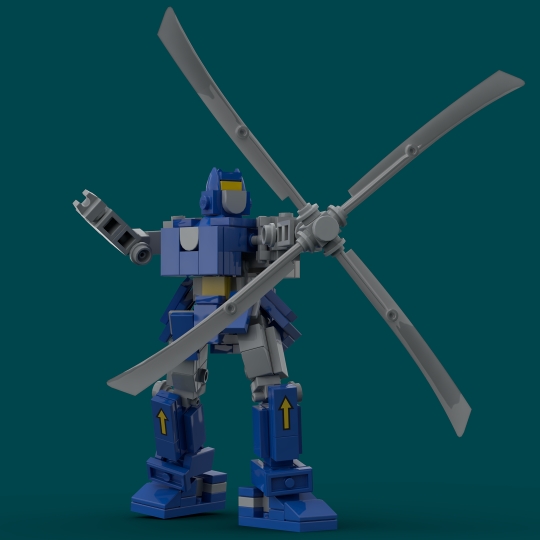 Mini Go Bots Cop-Tur from BrickLink Studio [BrickLink]