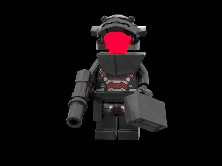 Red Comet Medical Trooper from BrickLink Studio [BrickLink]