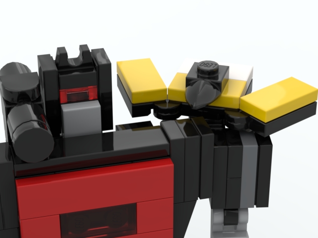 New Updated Shoulder Perch For Soundwave from BrickLink Studio [BrickLink]