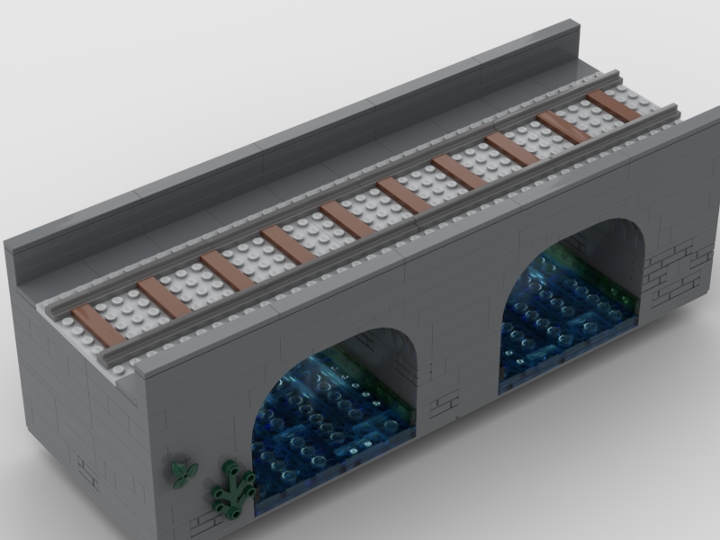 Railway bridge from BrickLink Studio [BrickLink]