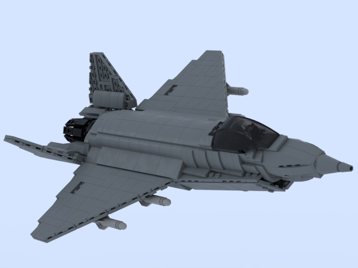 Su-75 Checkmate from BrickLink Studio [BrickLink]