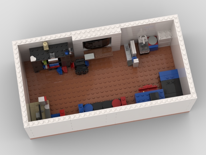 Gaming house from BrickLink Studio [BrickLink]