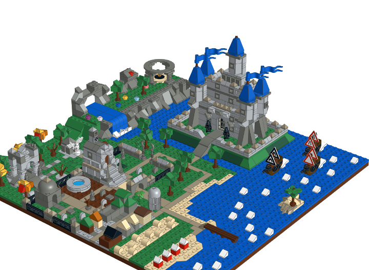 Micro Kingdom from BrickLink Studio [BrickLink]