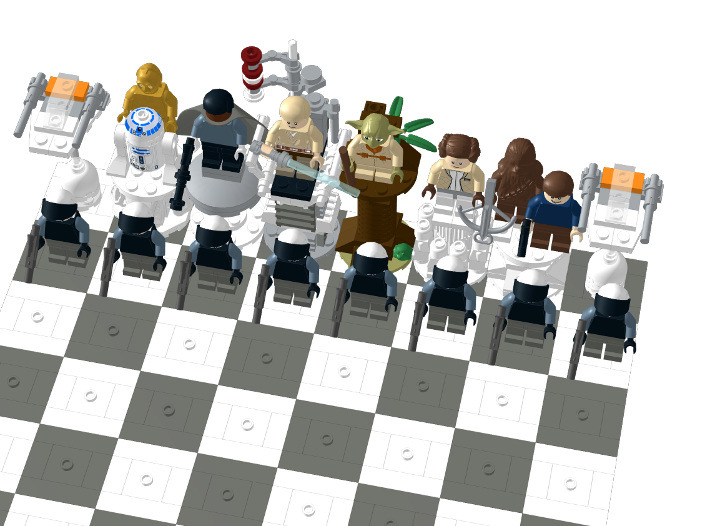 Star Wars Chess Adapted From Micro_Mini's LEGO Ideas set from BrickLink ...