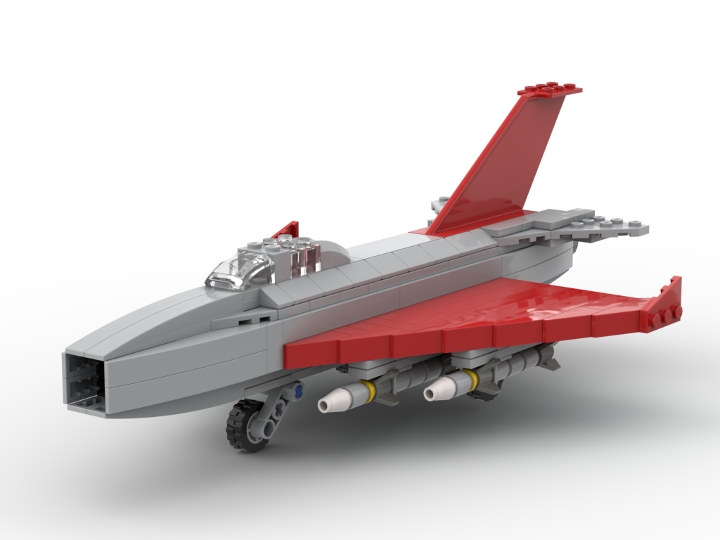 Laden F2 custom fighter plane from BrickLink Studio [BrickLink]