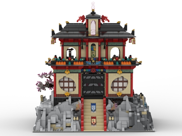 Dragon Fortress Reborn! from BrickLink Studio [BrickLink]