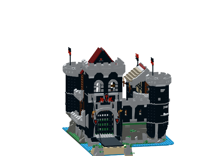 6086 - Black Knights' Castle - Modern Update from BrickLink Studio ...