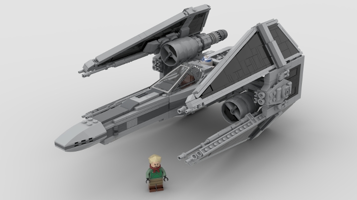 X-ceptor - Ugly Starfighter from BrickLink Studio [BrickLink]