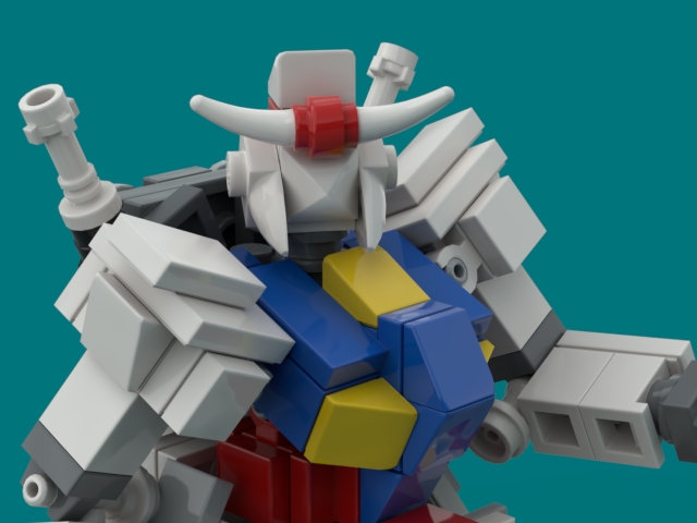 New Updated Gundam head Inspired By BX Brix from BrickLink Studio [BrickLink]