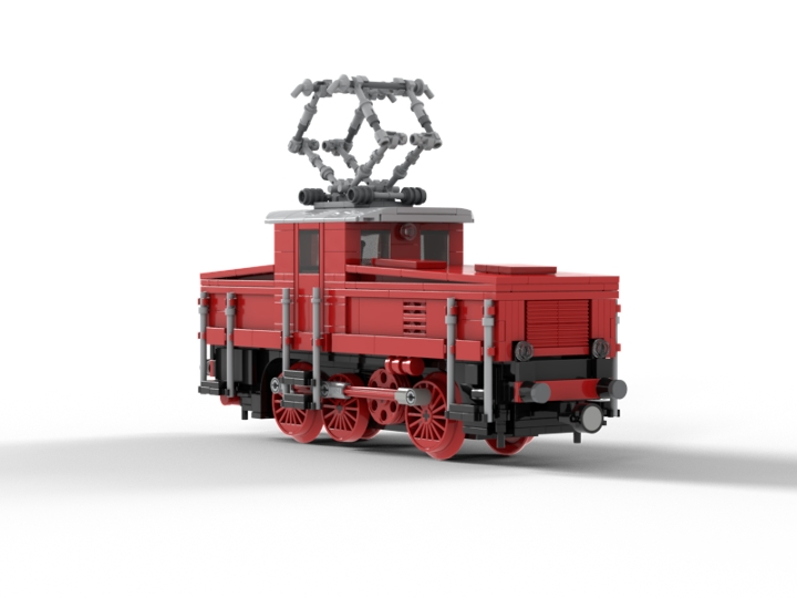 CE 800 train Marklin red from BrickLink Studio [BrickLink]
