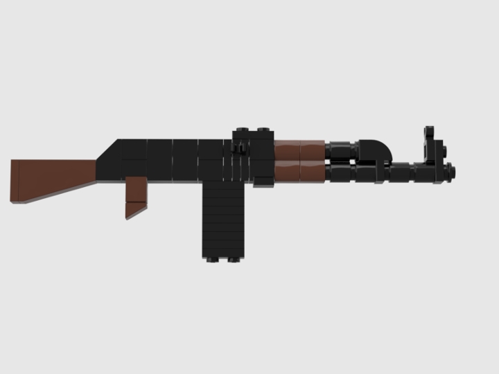 Mini AK-47 from BrickLink Studio [BrickLink]