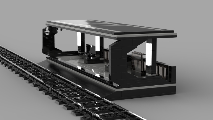 Train Station Modern from BrickLink Studio [BrickLink]
