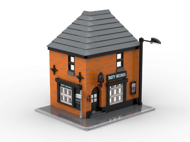 Tasty Records - English Record Shop on Victorian Terrace from BrickLink ...