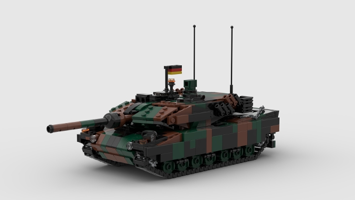 Leopard 2A5 from BrickLink Studio [BrickLink]