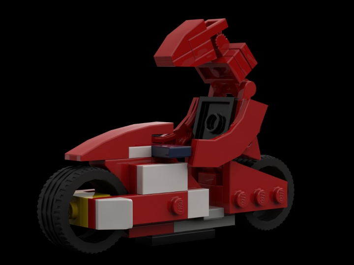 Yusei's Duel Runner from BrickLink Studio [BrickLink]