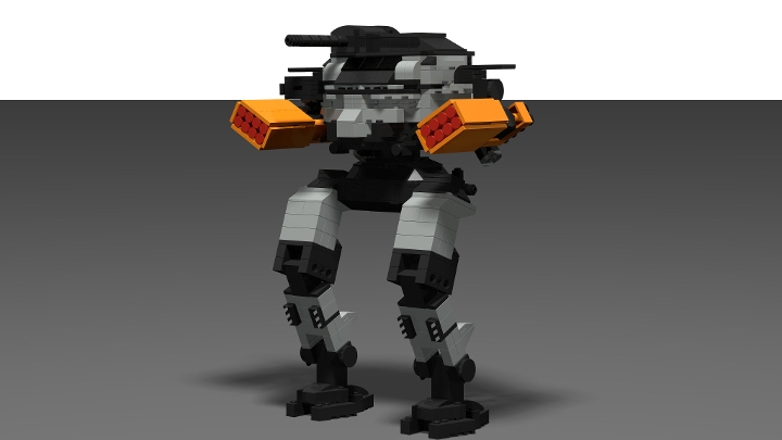 heavy mecha from BrickLink Studio [BrickLink]
