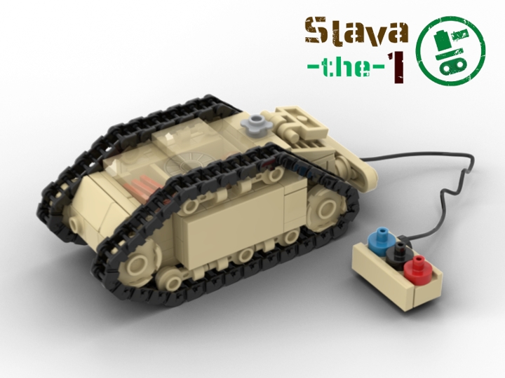 Goliath Tracked Mine (1:16) from BrickLink Studio [BrickLink]