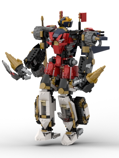 Improved Ninja Ultra Combo Robot from BrickLink Studio [BrickLink]