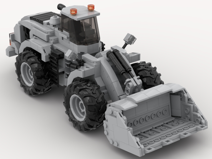Wheel loader from BrickLink Studio [BrickLink]