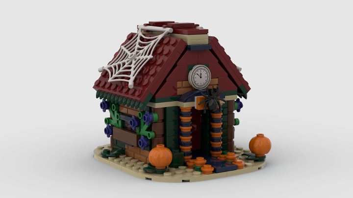 Spooky halloween house from BrickLink Studio [BrickLink]