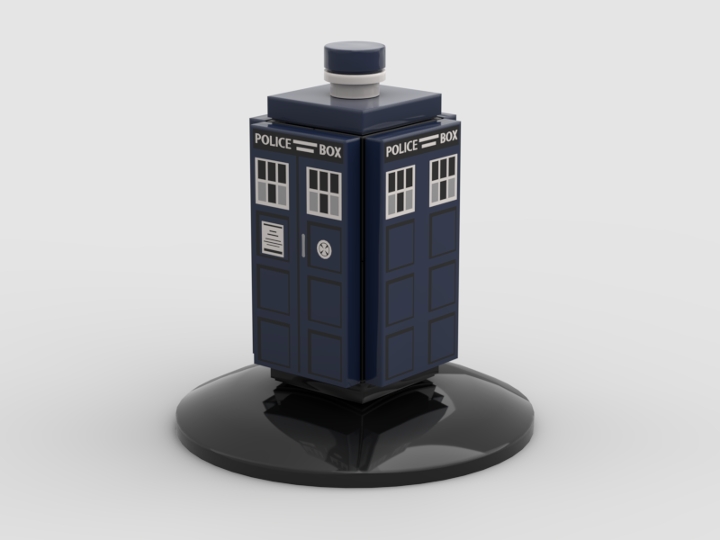 Tardis (mini) from BrickLink Studio [BrickLink]