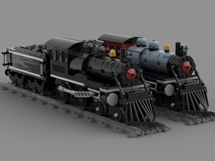 Empire State Express 999 from BrickLink Studio [BrickLink]