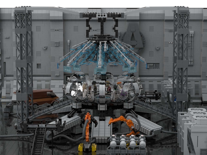 Avengers base from BrickLink Studio [BrickLink]