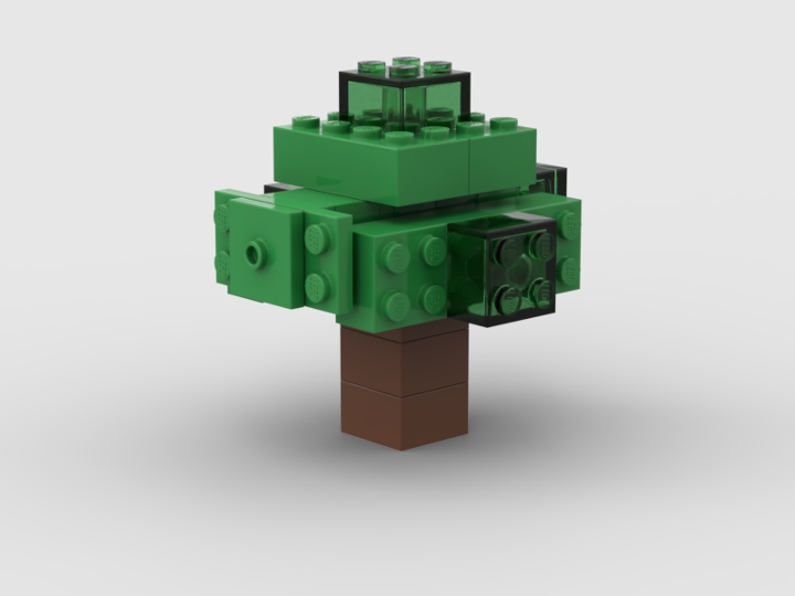 Minecraft tree from BrickLink Studio [BrickLink]