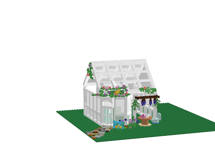 GreenHouse_Real Colors from BrickLink Studio [BrickLink]