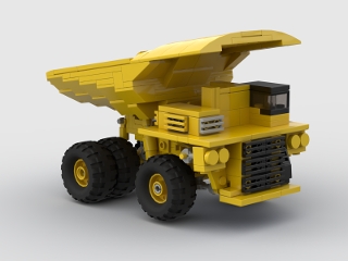 LEGO MOC Mining Dump Truck 930E V1 by toyfocus | Rebrickable - Build ...