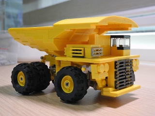 LEGO MOC Mining Dump Truck 930E V1 by toyfocus | Rebrickable - Build ...
