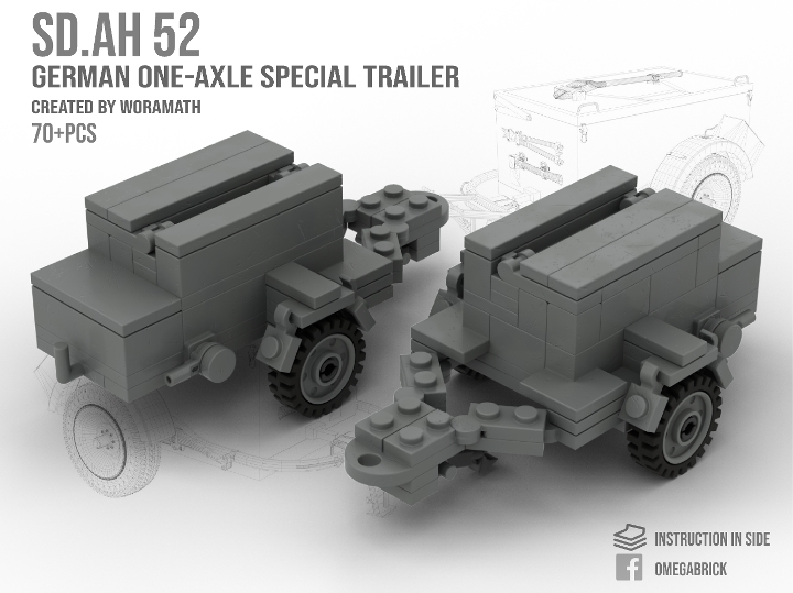 Sd.Ah 52 from BrickLink Studio [BrickLink]