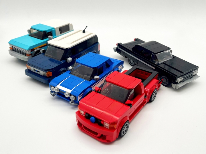 Ford Vehicle Pack #4 from BrickLink Studio [BrickLink]