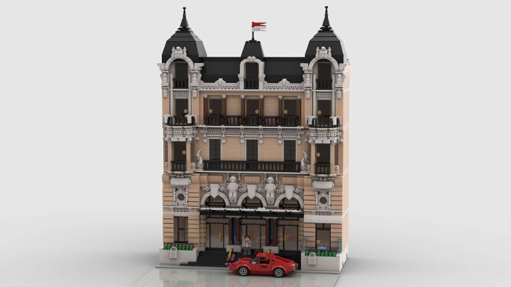 HOTEL DE PARIS MONACO from BrickLink Studio [BrickLink]