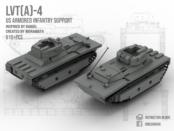 LVT(A)-4 from BrickLink Studio [BrickLink]