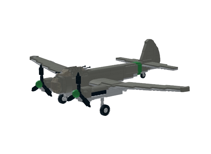 Ju-88 V2 from BrickLink Studio [BrickLink]
