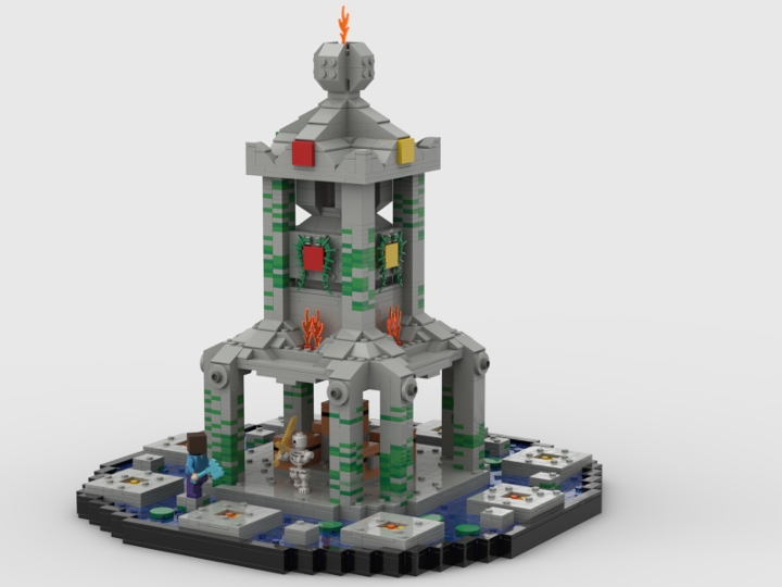 Minecraft Battle map "Cavern" legacy consoles minigames from BrickLink ...