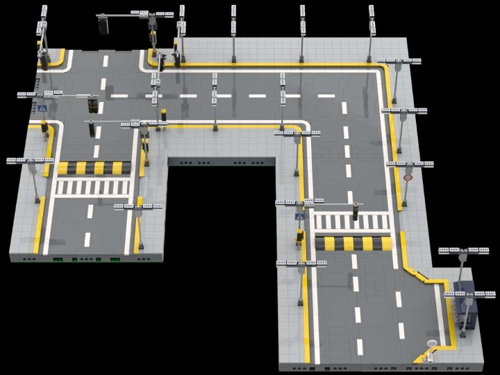 Complete Road System from BrickLink Studio [BrickLink]