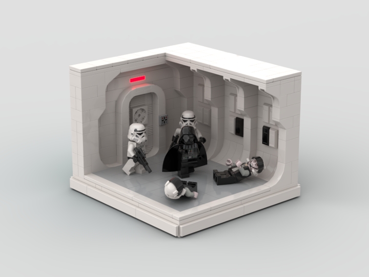 Star Wars - Tantive IV Scene from BrickLink Studio [BrickLink]