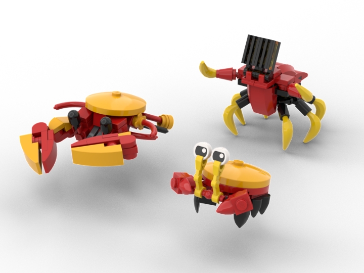 Crabs from BrickLink Studio [BrickLink]