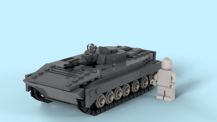 BMP-1 (1:45) from BrickLink Studio [BrickLink]