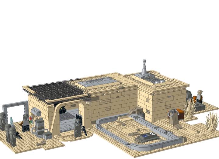 Tatooine - Imperial Checkpoint V 2.0 from BrickLink Studio [BrickLink]