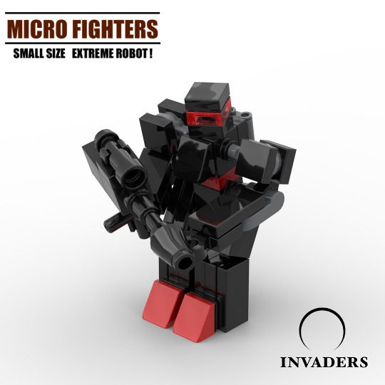 Invader Micro Fighters Solider from BrickLink Studio [BrickLink]