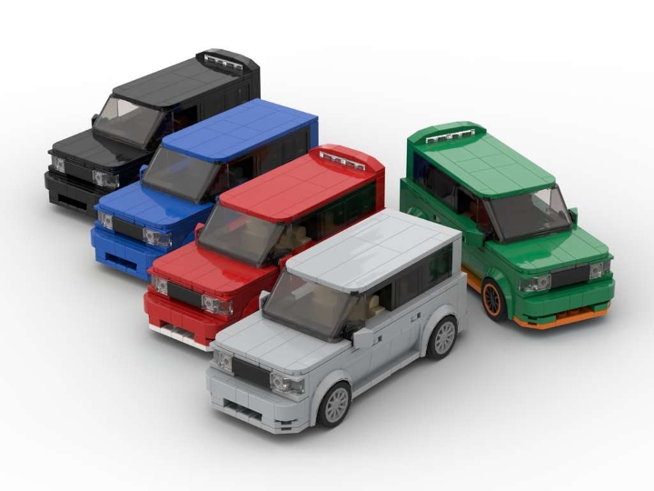 Scion xB from BrickLink Studio [BrickLink]